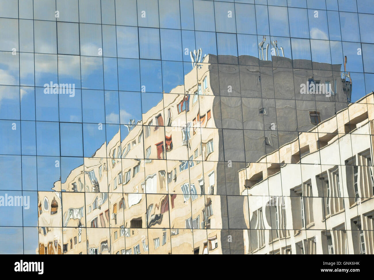 old and new building Stock Photo - Alamy