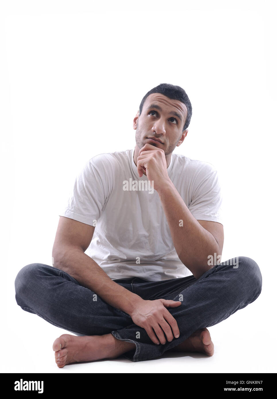 portrait of relaxed young man Stock Photo - Alamy