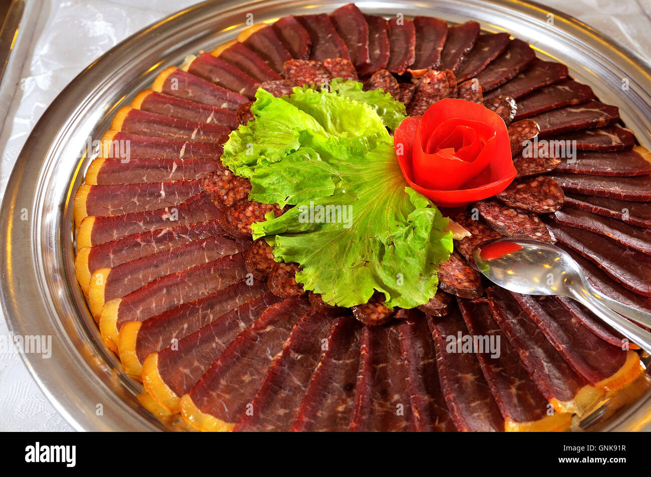 Dinnet at restaurant Stock Photo - Alamy