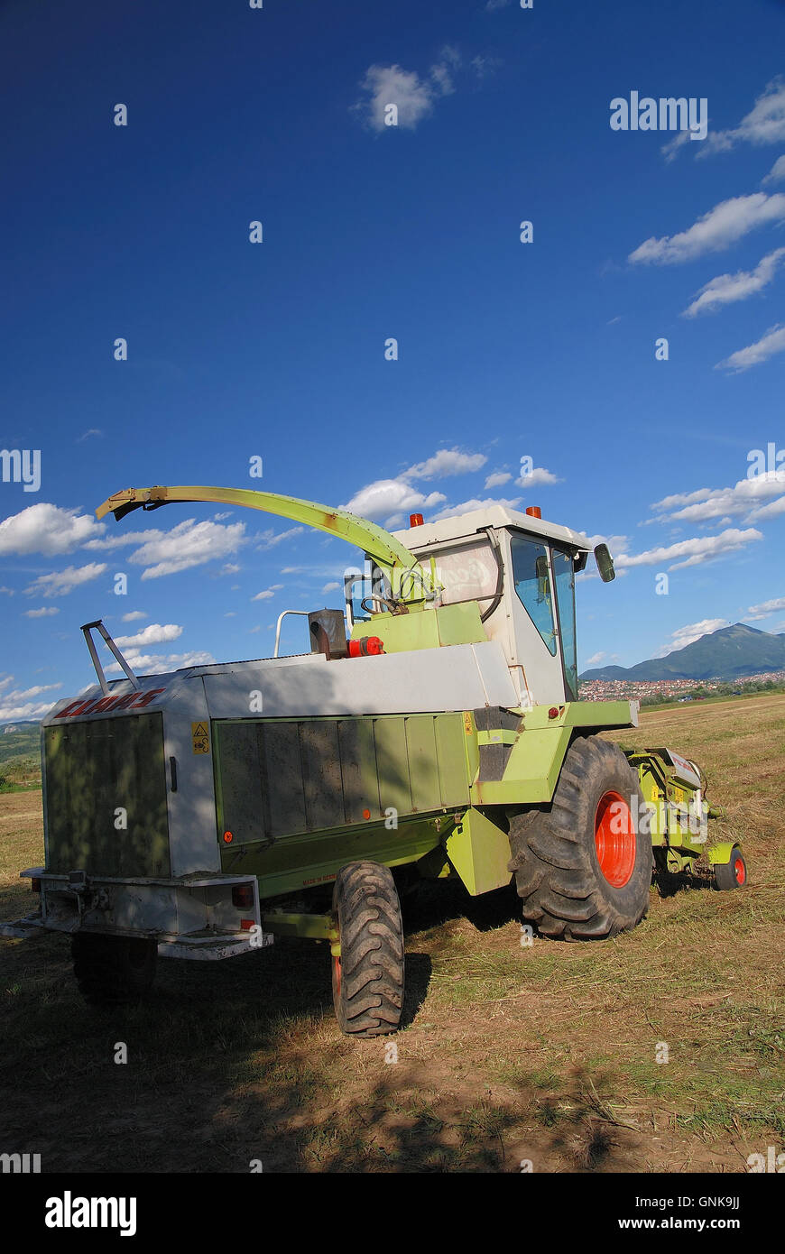 tractor on farm Stock Photo - Alamy