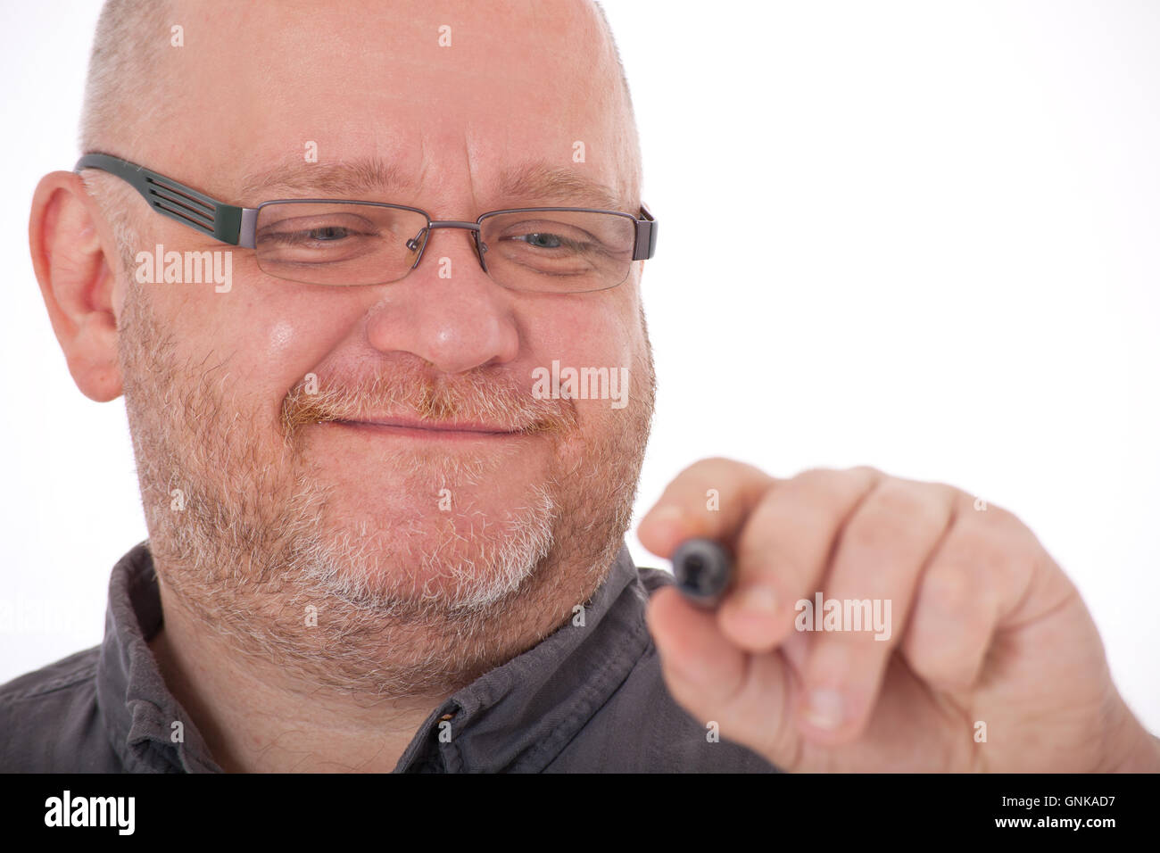 Portly man hi-res stock photography and images - Alamy