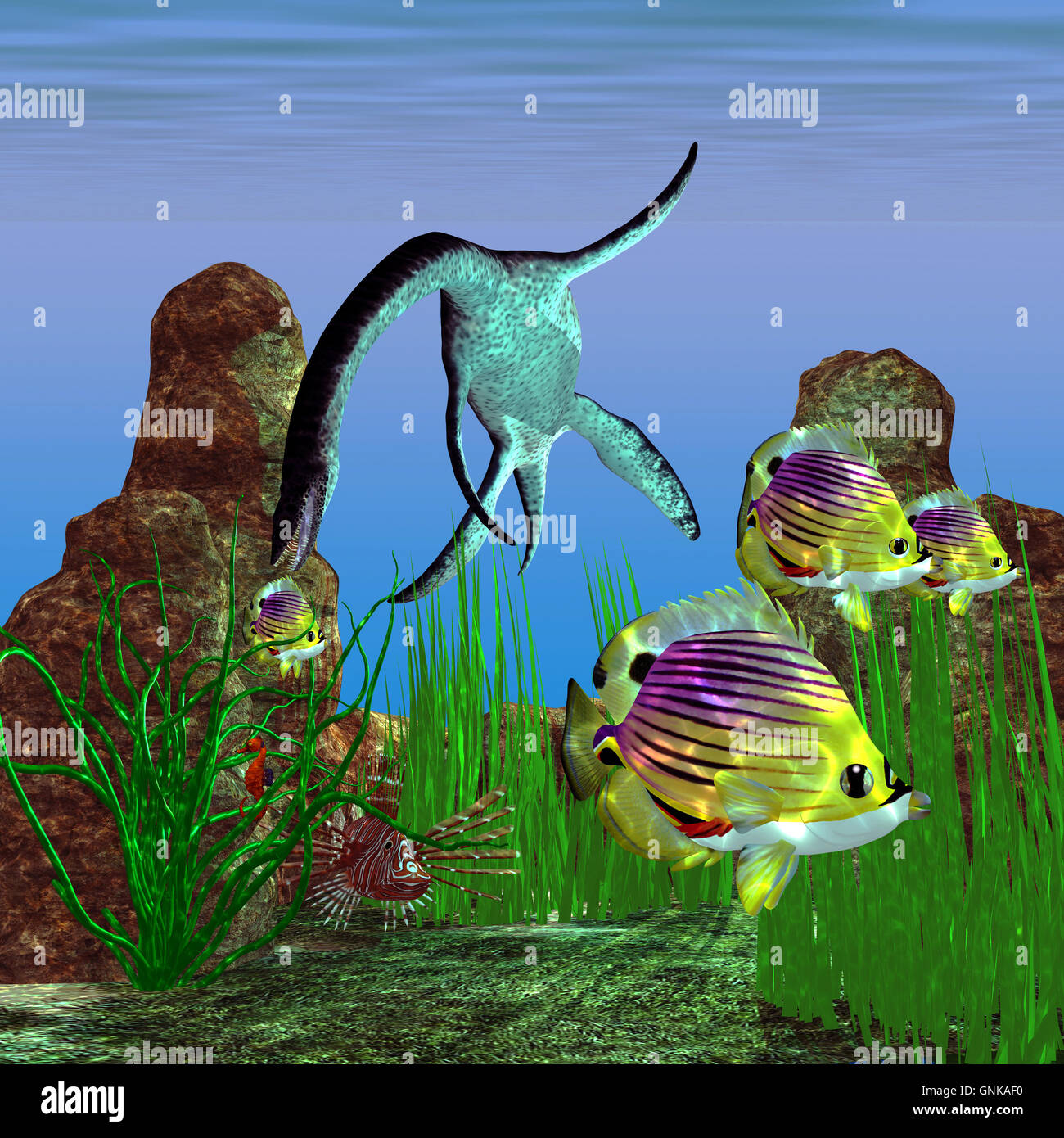 Plesiosaurus hi-res stock photography and images - Alamy