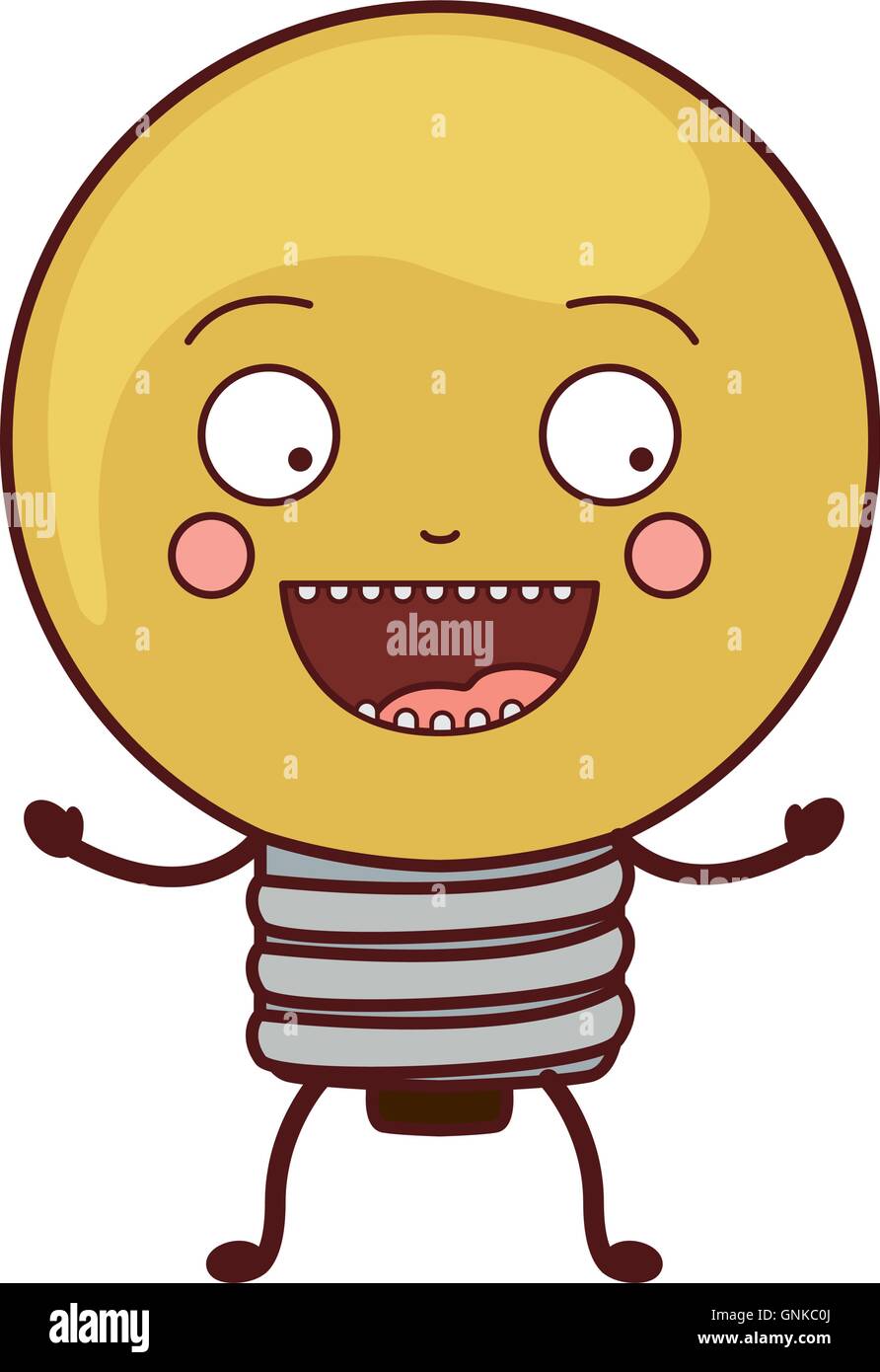 light bulb cartoon design Stock Vector Image & Art - Alamy