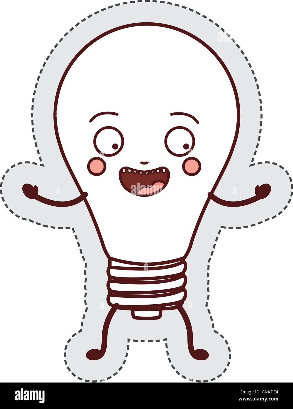 light bulb cartoon design Stock Vector Image & Art - Alamy