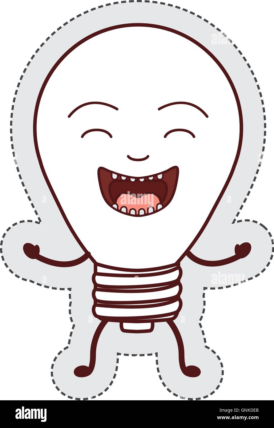 light bulb cartoon design Stock Vector Image & Art - Alamy
