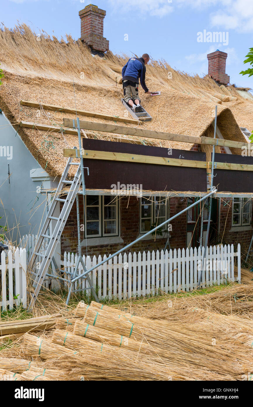 Traditional thatcher hi-res stock photography and images - Alamy