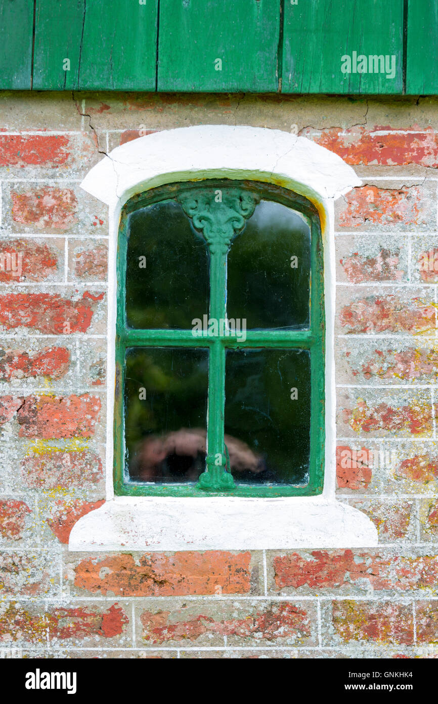 Traditional and quaint window of cottage house on Fano Island - Fanoe ...