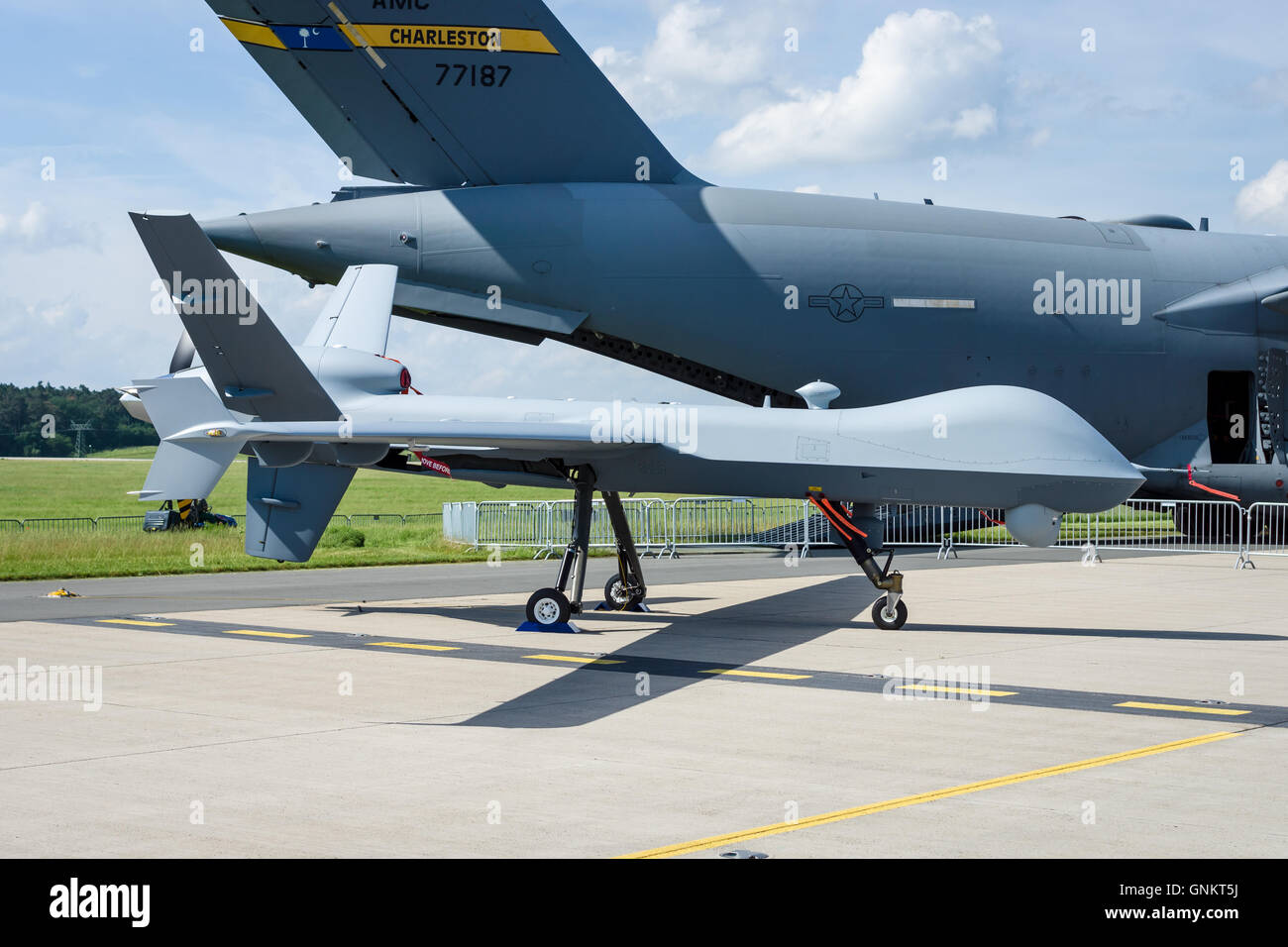Unmanned combat air vehicle General Atomics MQ-9 Reaper. US Air Force ...