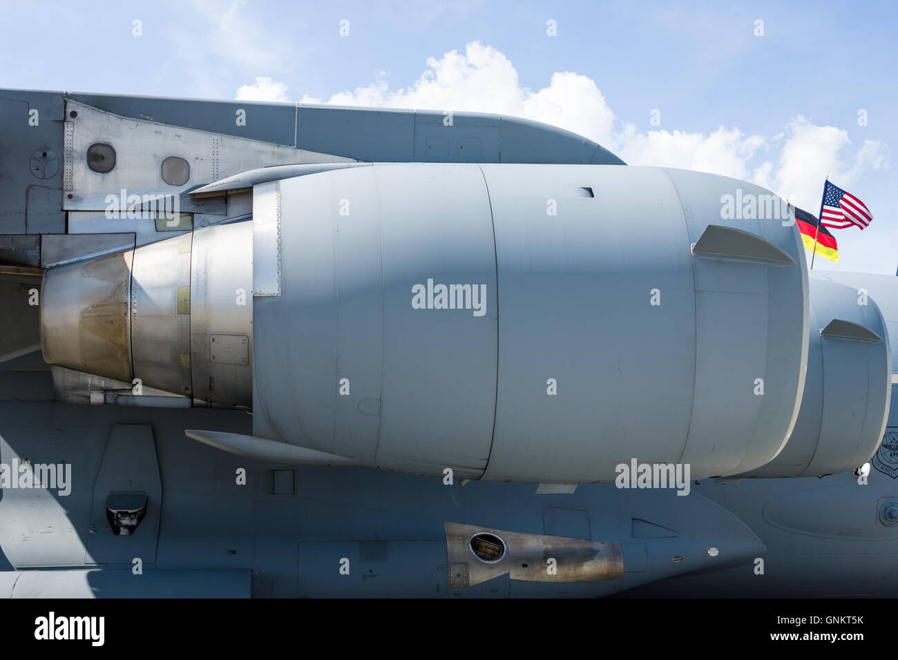 Turbofan Pratt & Whitney F117-PW-100 of the large military transport ...