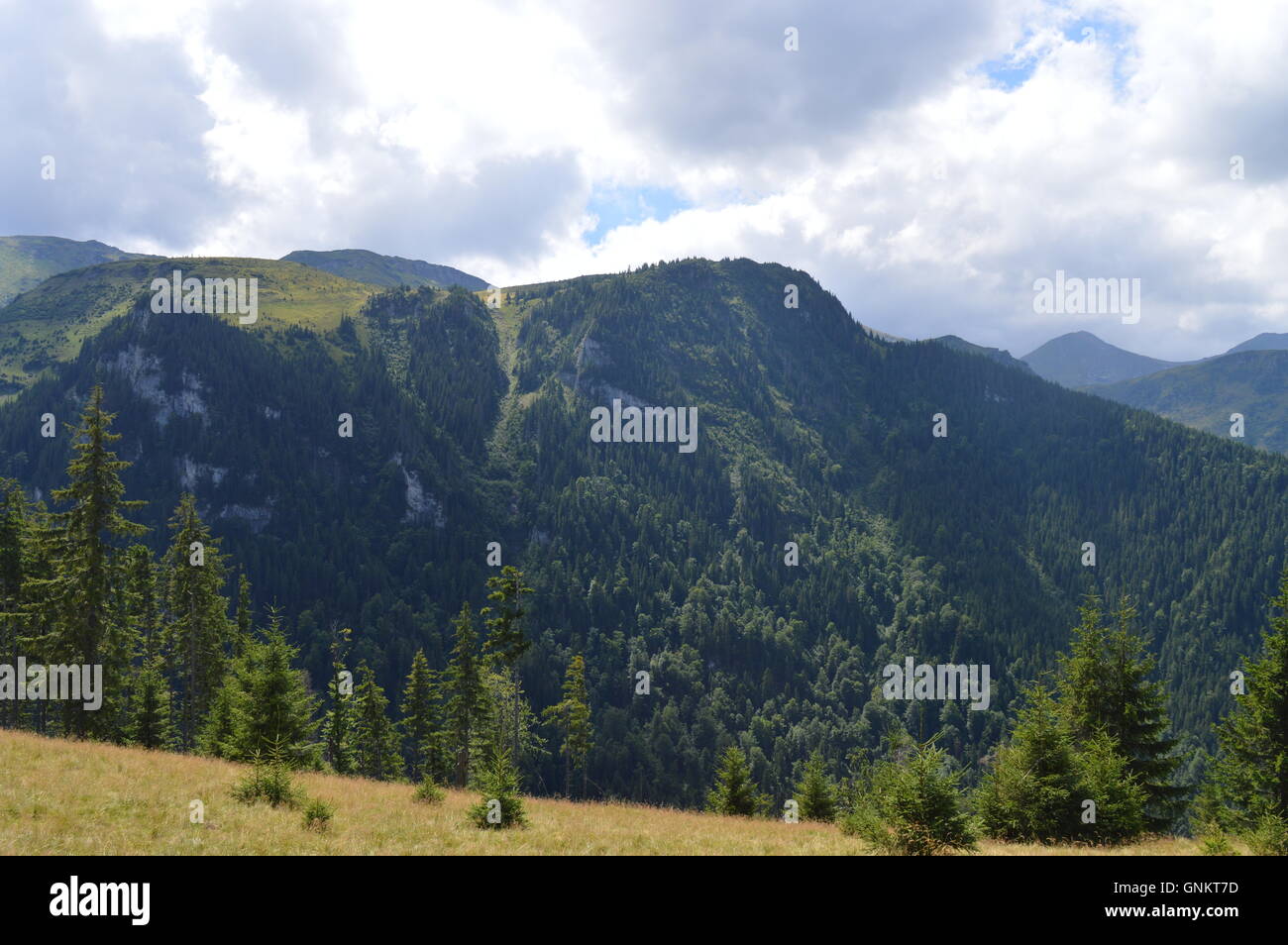 Opposite side of a mountain Stock Photo - Alamy