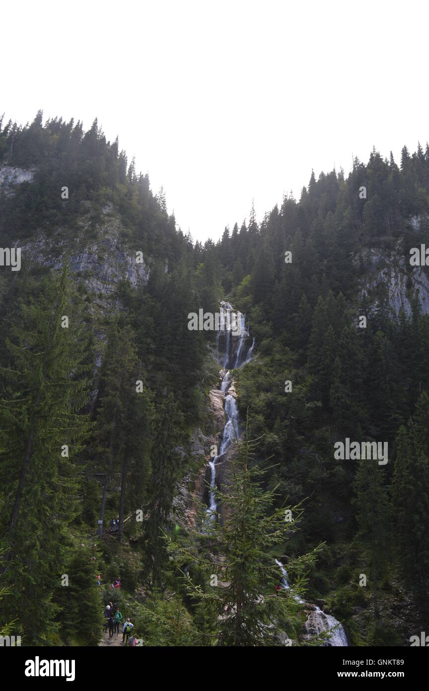 Waterfall on mountain side hi-res stock photography and images - Alamy