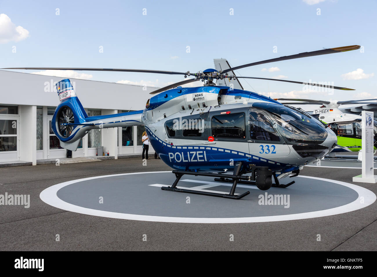 Medium utility helicopter Airbus Helicopters H145 of the German State ...
