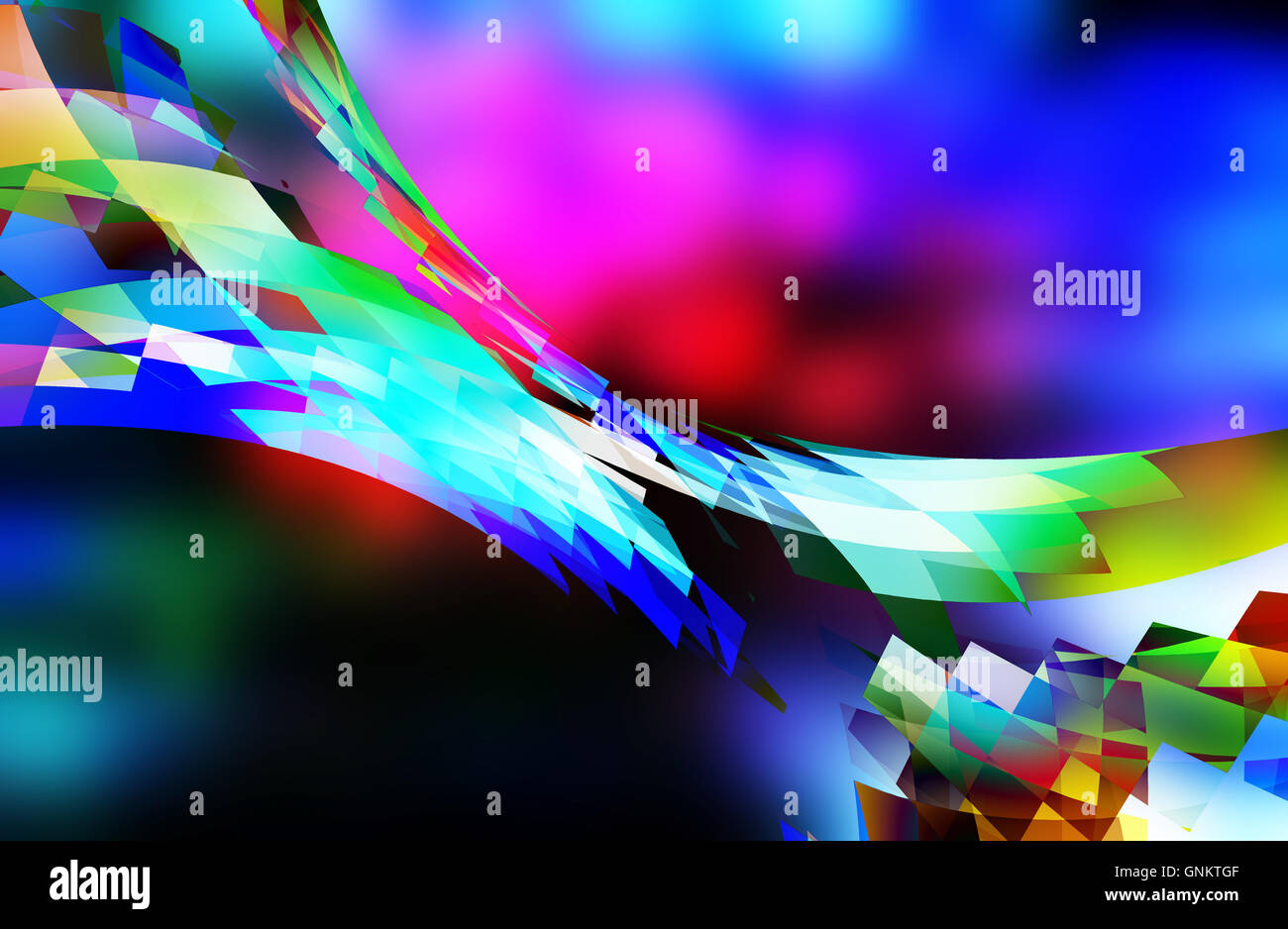 abstract multi color background with square geometric pattern Stock ...