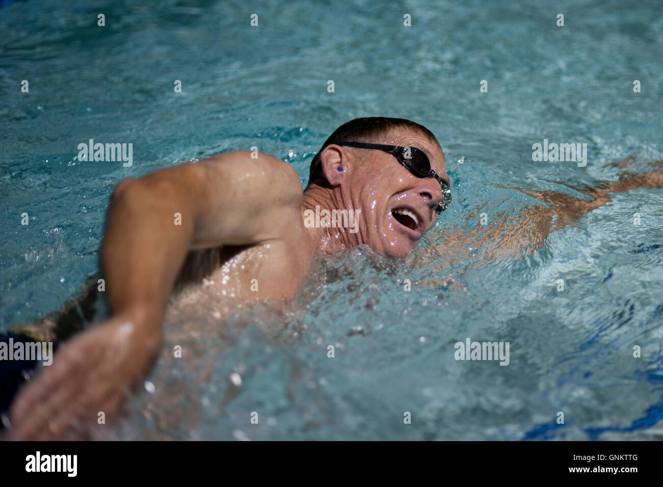 Pool swimming workout hi-res stock photography and images - Alamy