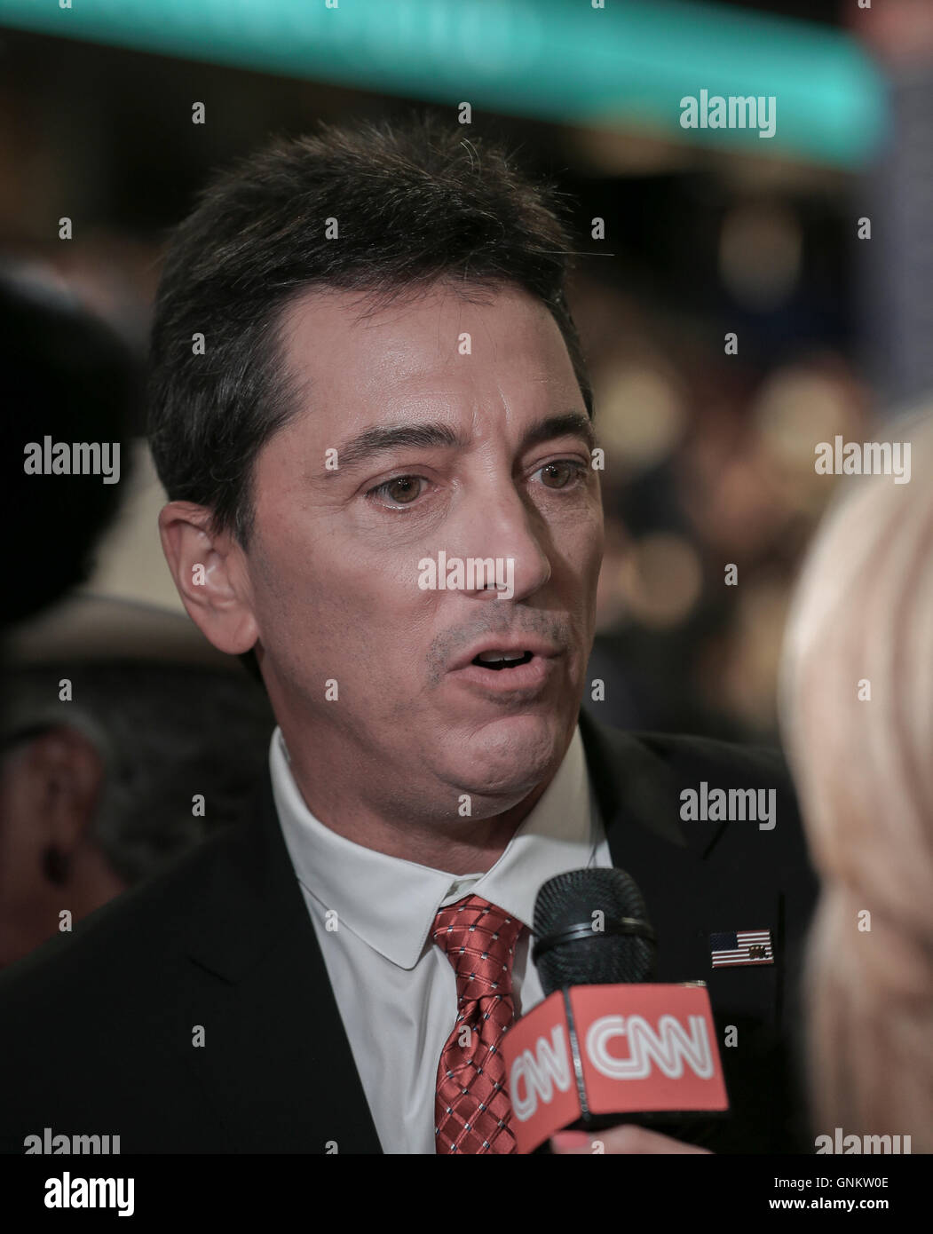Cleveland, Ohio, USA, 18th July 2016 Actor Scott Baio is interviewed by ...