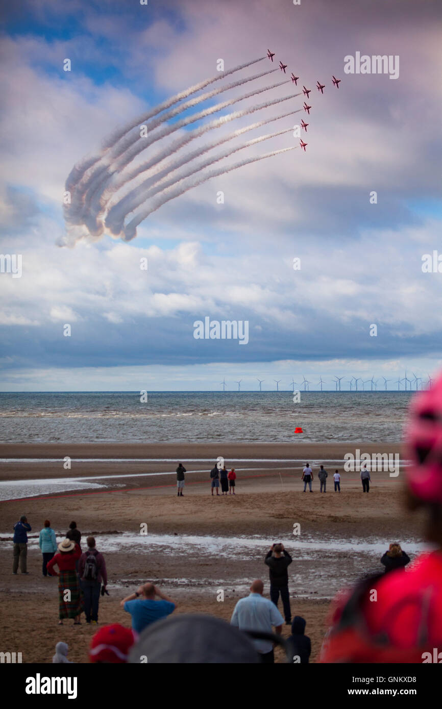 The red arrows fly past hi-res stock photography and images - Alamy