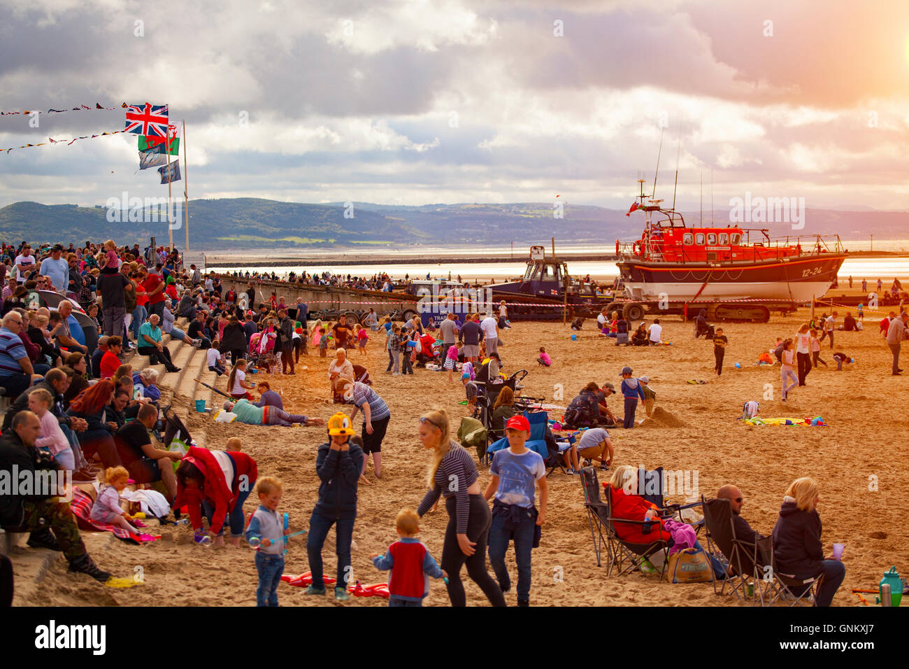 Rhyl beach hi-res stock photography and images - Alamy