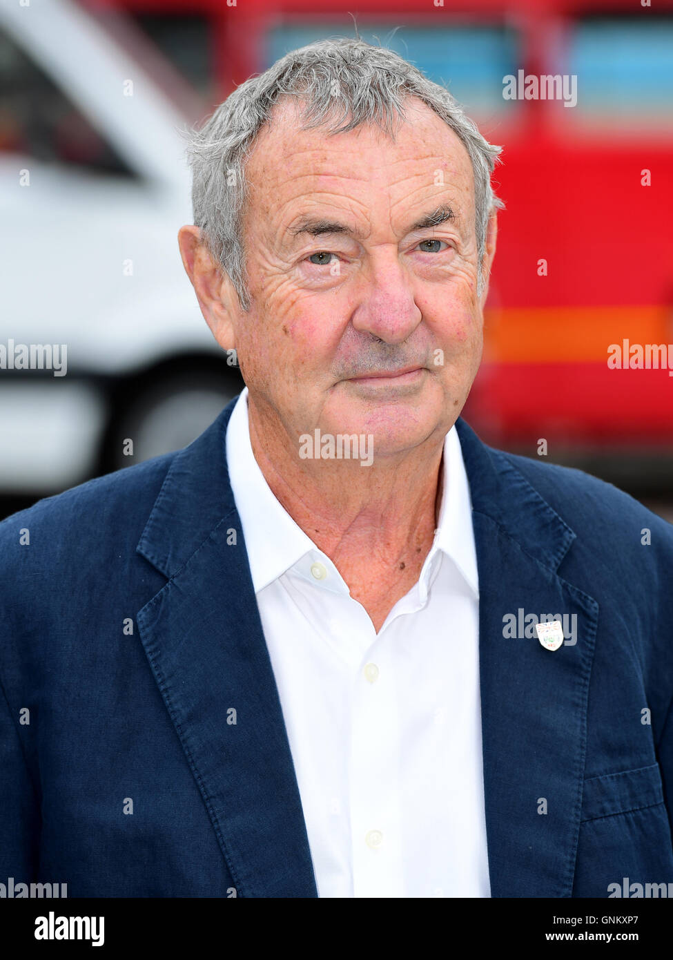 Nick Mason of Pink Floyd attending a photo call for the first ever Pink ...