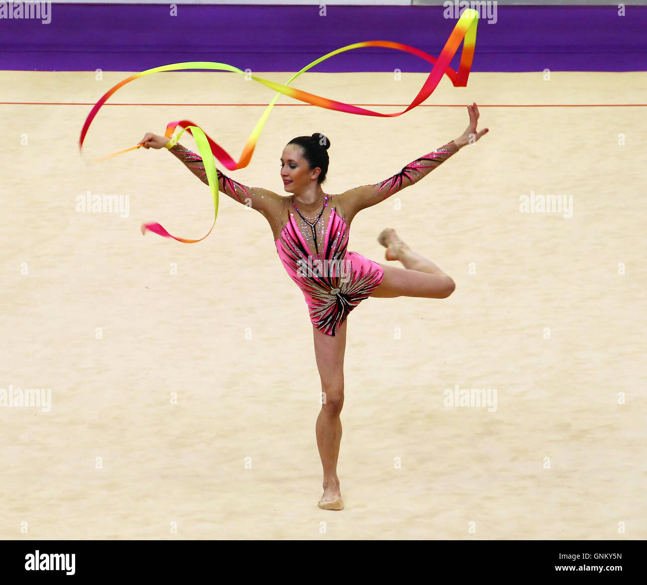 Neta Rivkin (Israel) performs at Deriugina Cup (Rhythmic Gymnastics ...