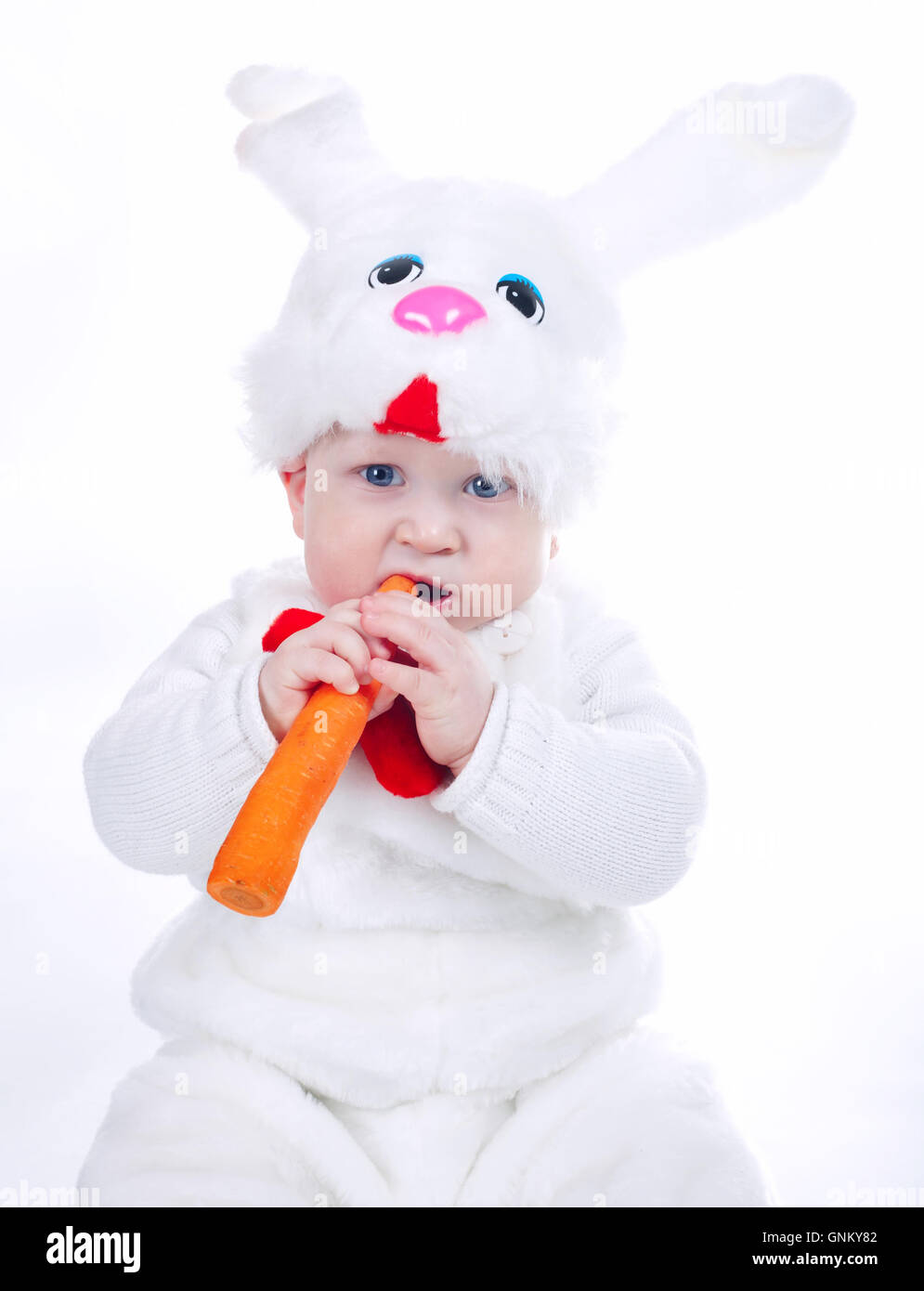 Infant boy in rabbit costume hi-res stock photography and images - Alamy