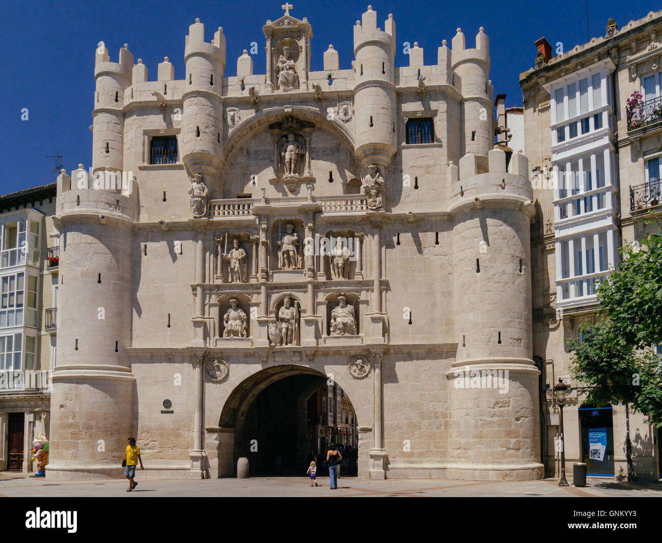 The Arco de santa Maria in Burgos Stock Photo - Alamy