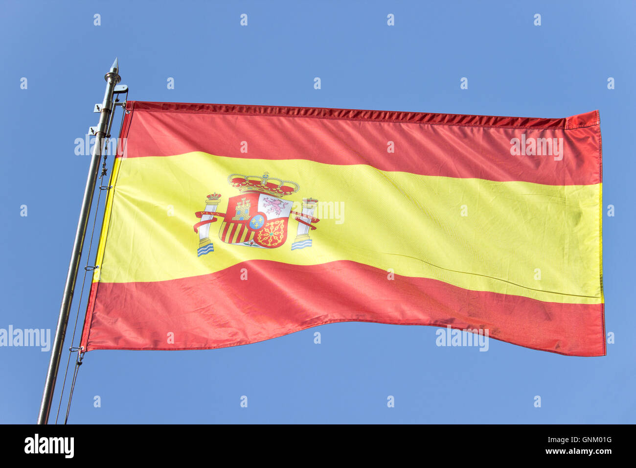 The spanish flag hi-res stock photography and images - Alamy