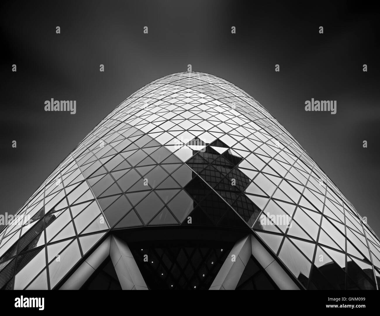 30 st mary axe building Black and White Stock Photos & Images - Alamy