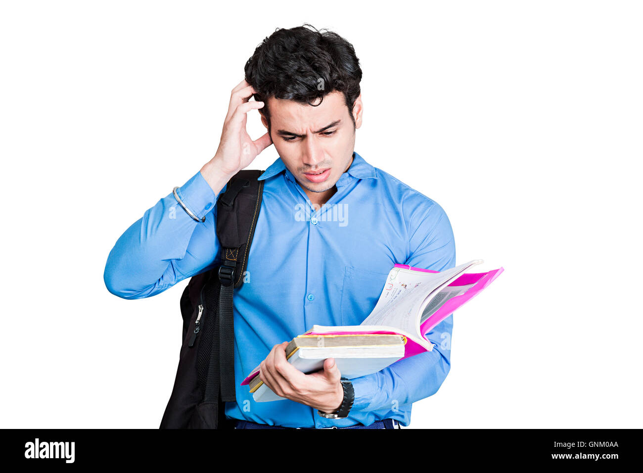 Boy standing front class reading hi-res stock photography and images ...
