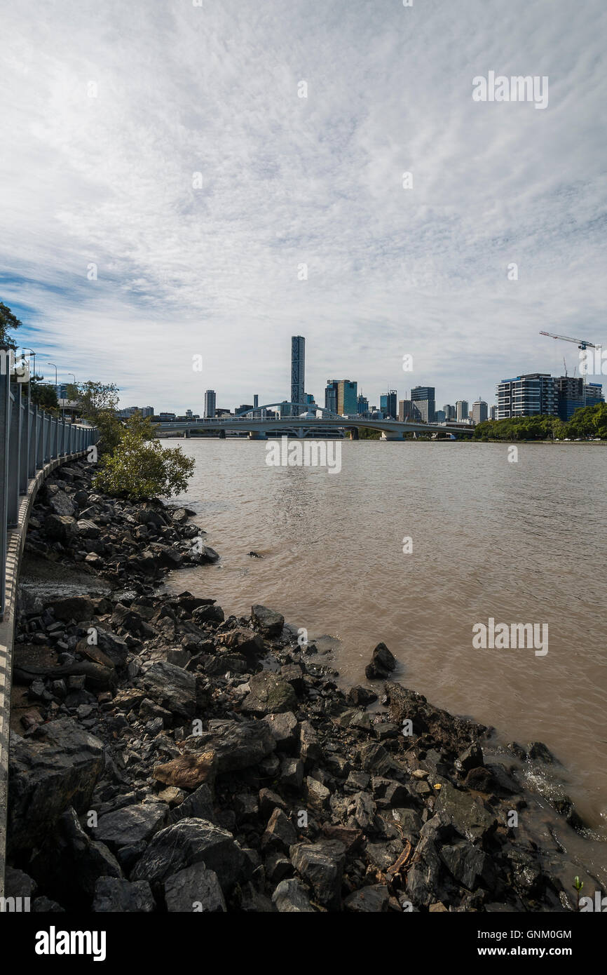 Victoria Bridge and downtown Brisbane Stock Photo - Alamy