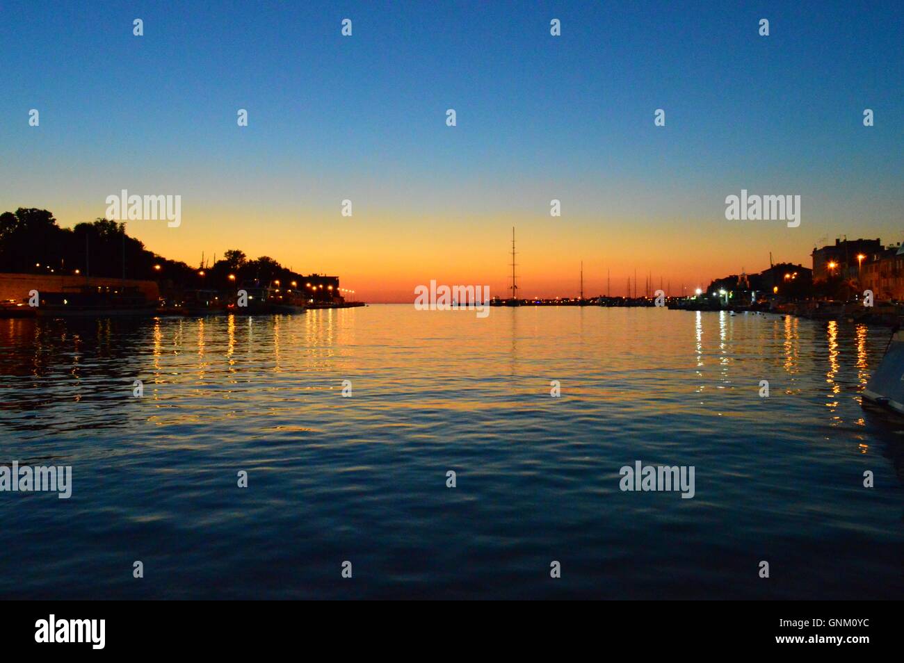 Open sea, Sunset - Zadar Stock Photo - Alamy