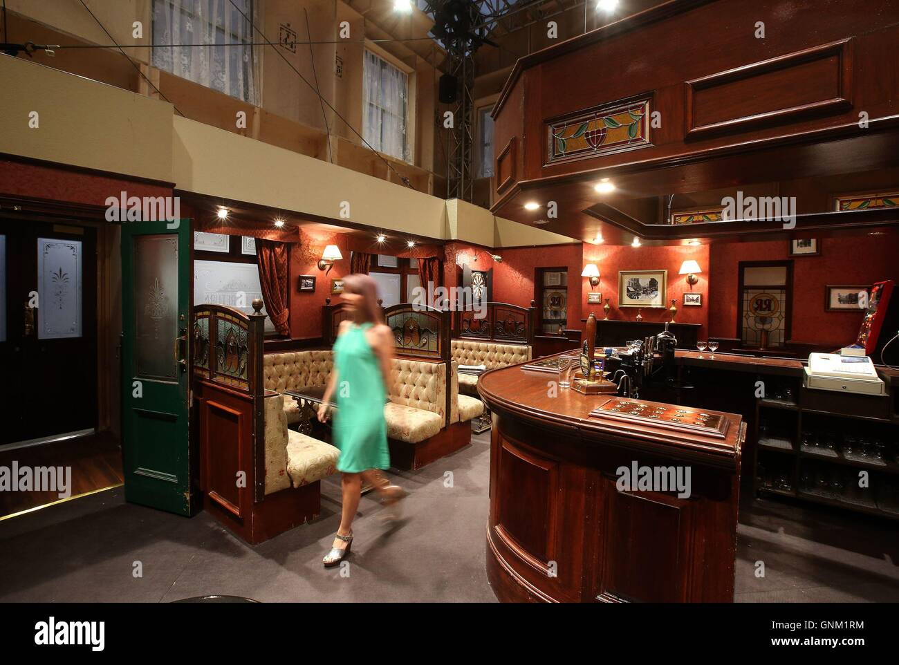 A view of the interior of Rovers Return Inn set at the SECC in Glasgow ...