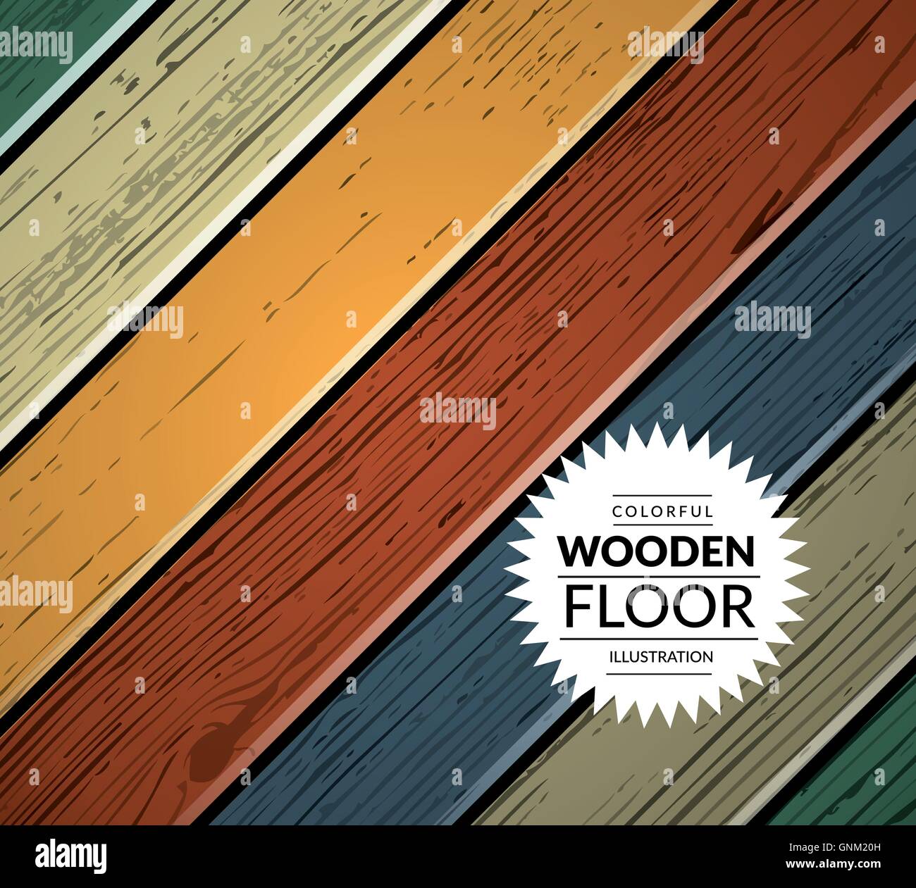 Colorful wooden vector background Stock Vector Image & Art - Alamy