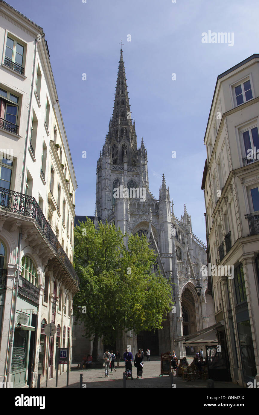 Rouen, Saint-Maclou church, France Stock Photo - Alamy