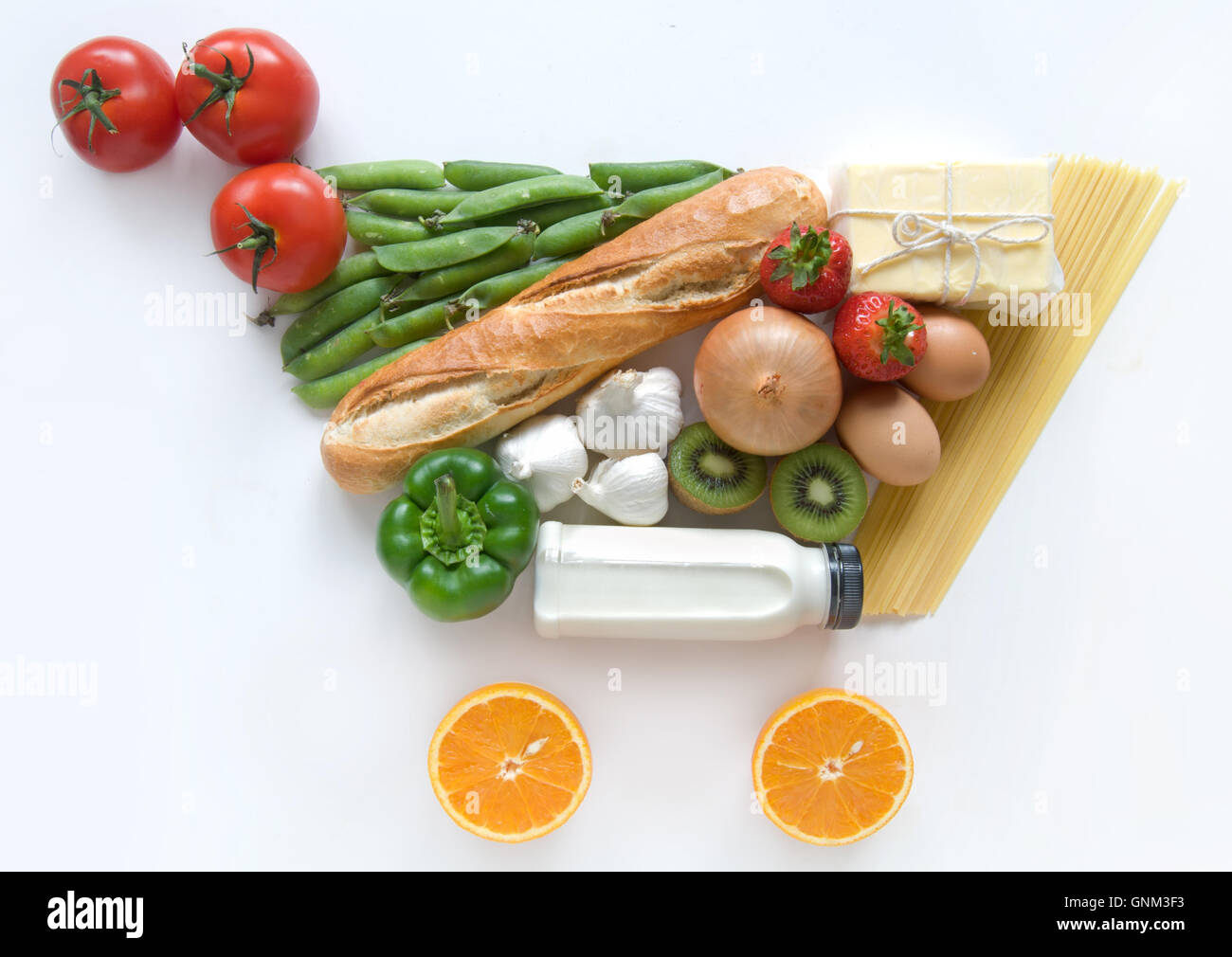 Grocery shopping concept balanced hi-res stock photography and images ...