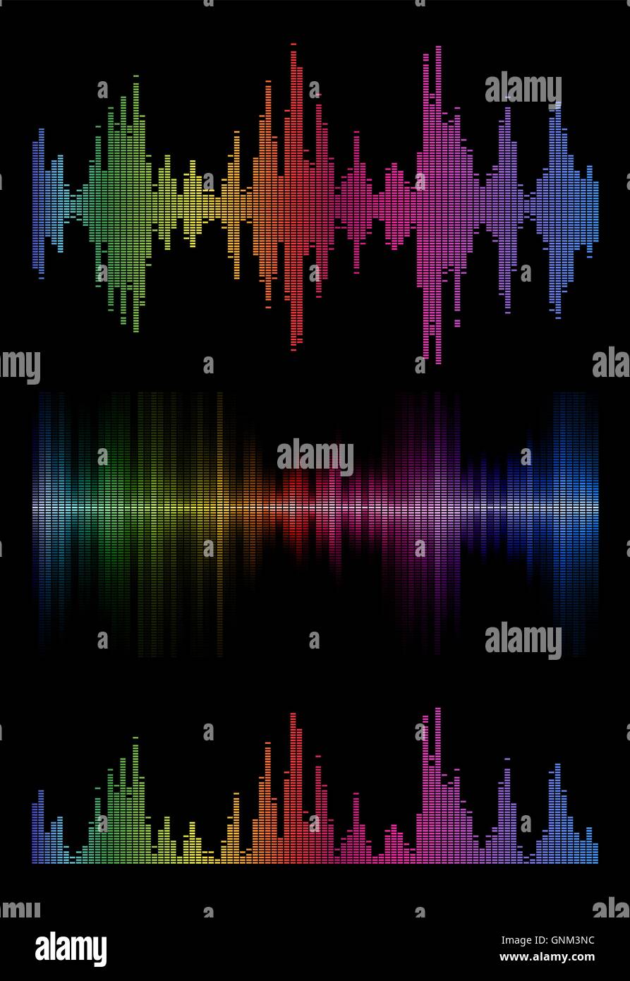 music sound waves Stock Vector Image & Art - Alamy