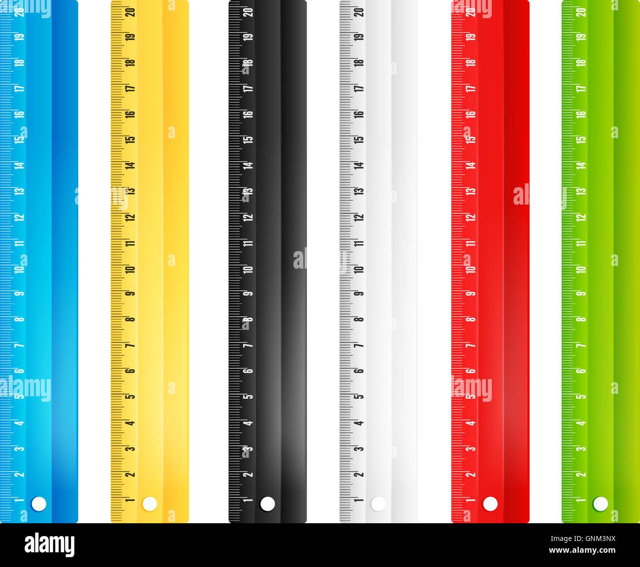 Rulers in centimeters Stock Vector Image & Art - Alamy