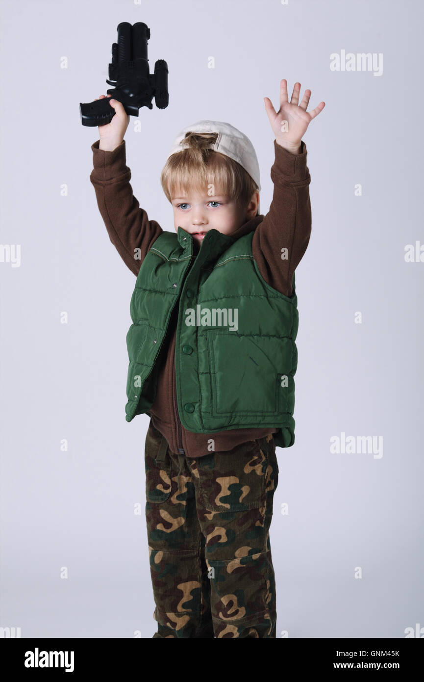 Man and son with pistol hi-res stock photography and images - Alamy