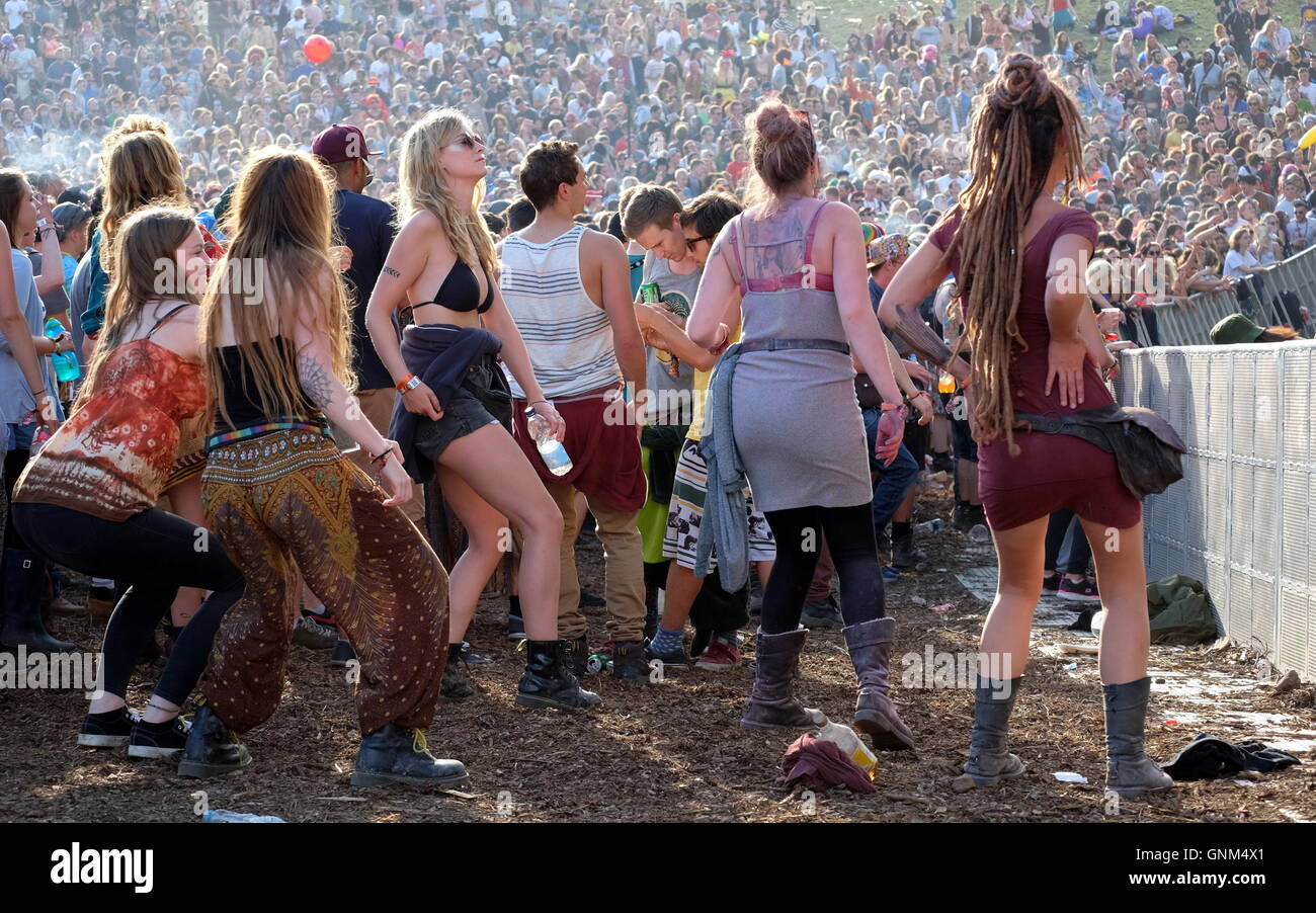 Party goers crowd hi-res stock photography and images - Alamy