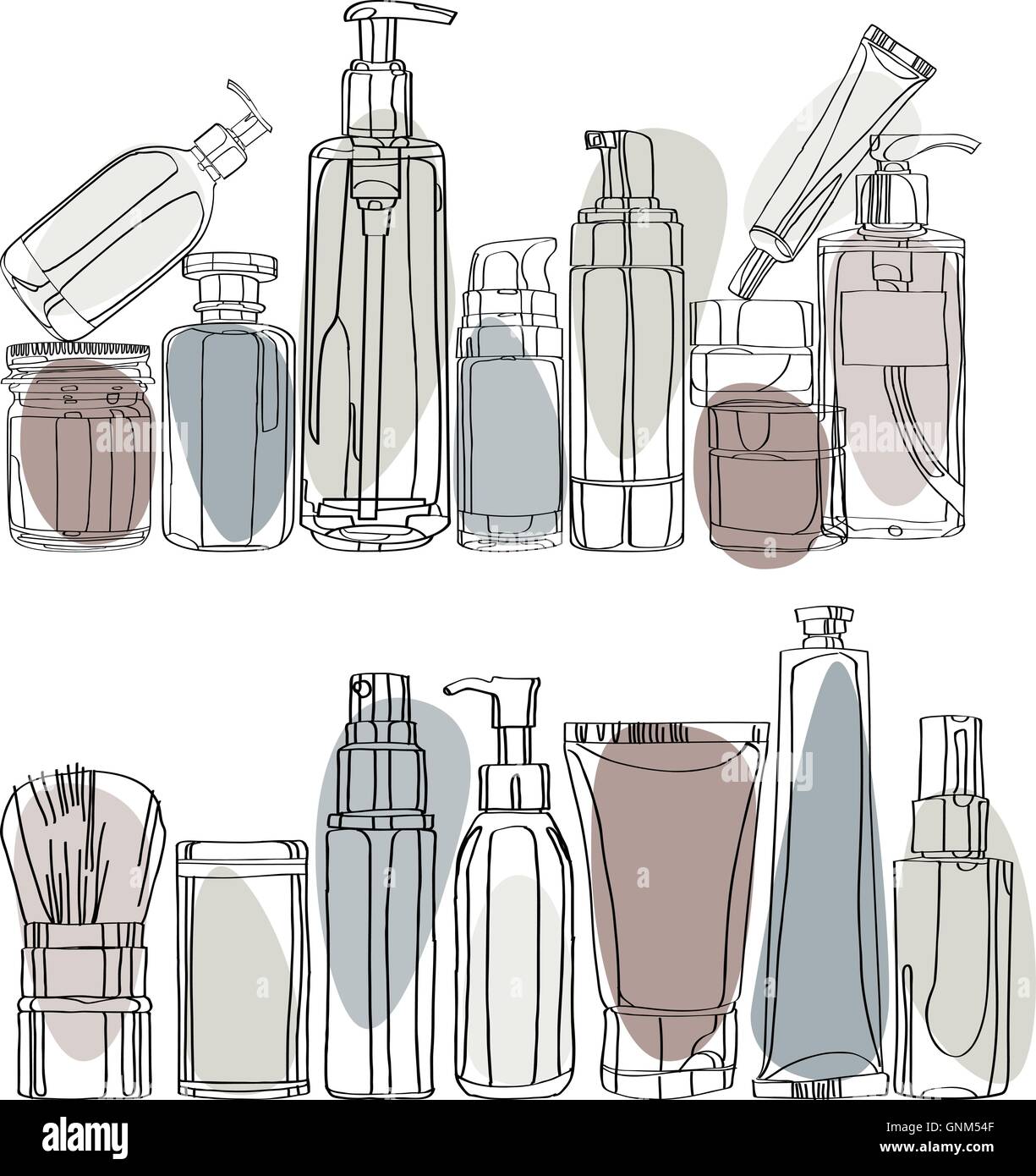 Cosmetic product packaging Stock Vector Images - Alamy