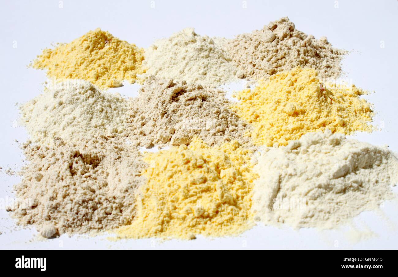 Flour types hi-res stock photography and images - Alamy