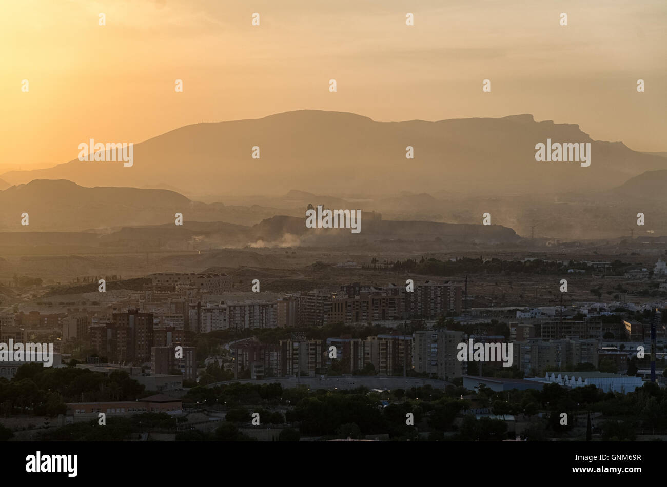 Alicante sunset hi-res stock photography and images - Alamy