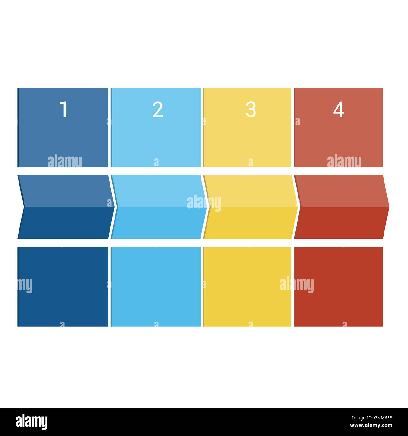Horizontal Arrows and strips. Template Conceptual Timeline Infographic ...