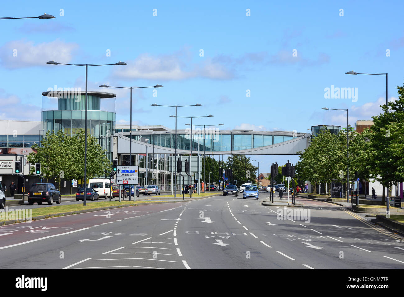 Wellington Street, Slough, Berkshire, England, United Kingdom Stock ...