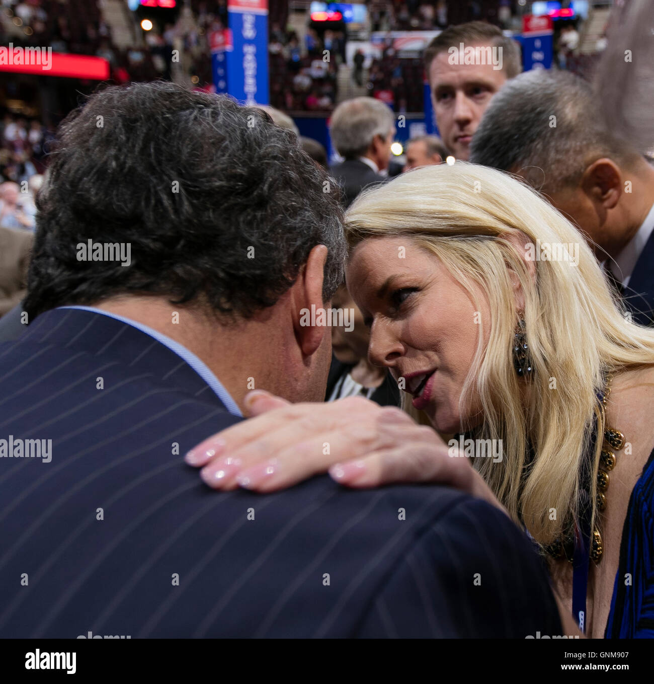 Cleveland, Ohio, USA, 18th July, 2016 Governor Chris Christy is ...