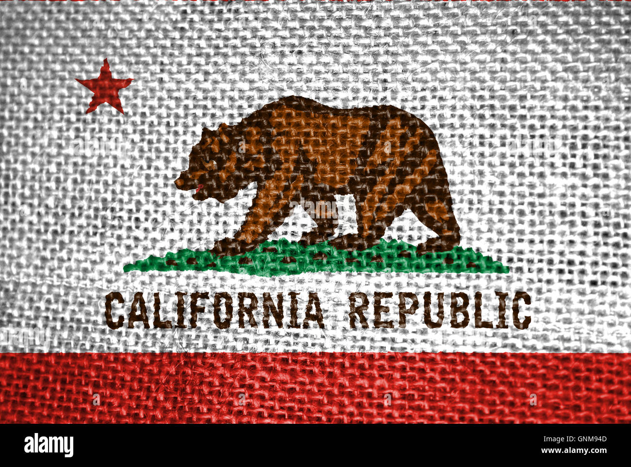 california state flag Stock Photo - Alamy