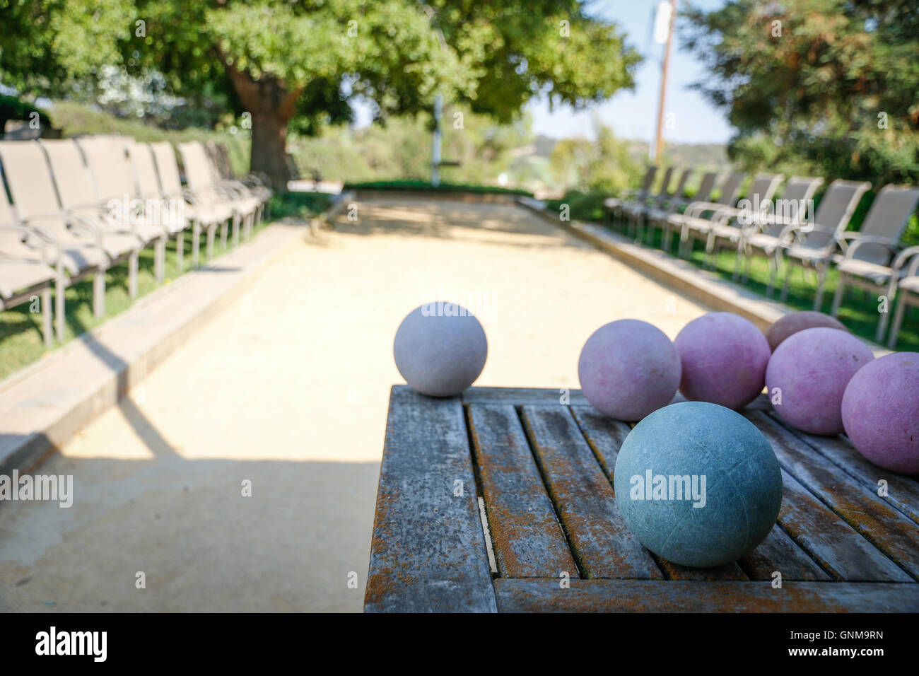 Bocce ball hi-res stock photography and images - Alamy