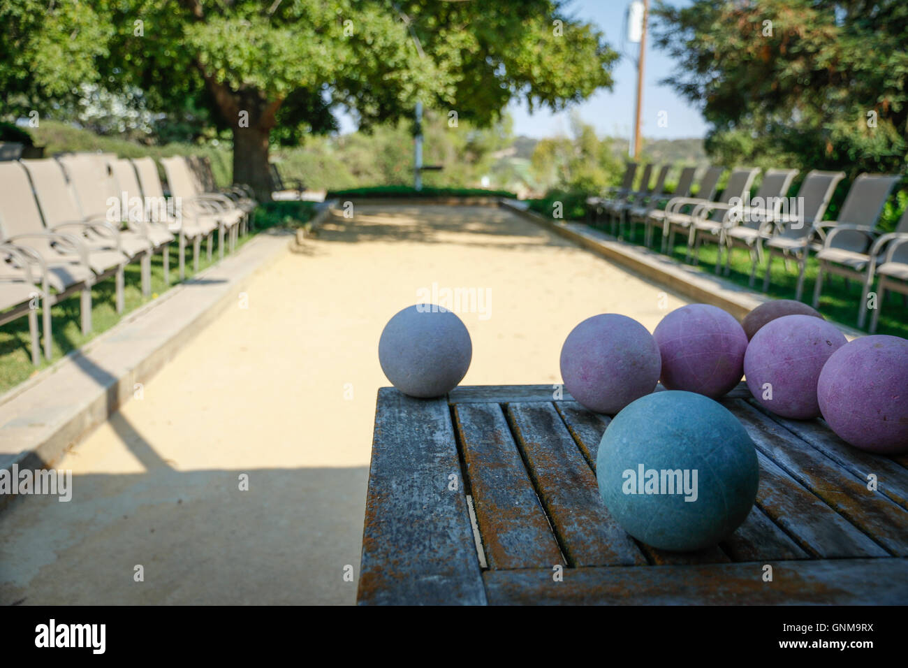 Bocce ball hi-res stock photography and images - Alamy