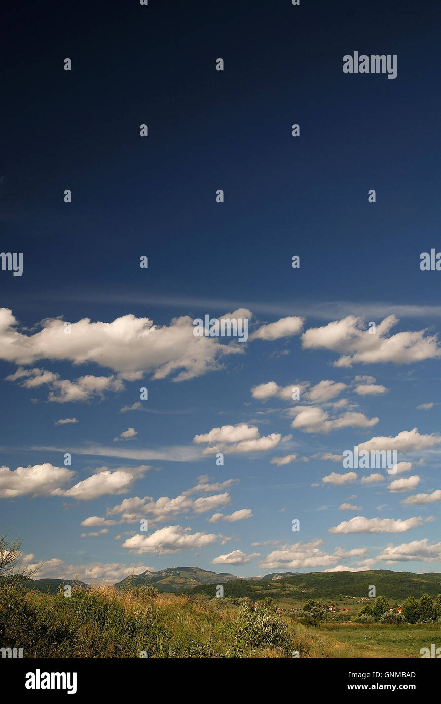 sunny day and dramatic sky Stock Photo - Alamy