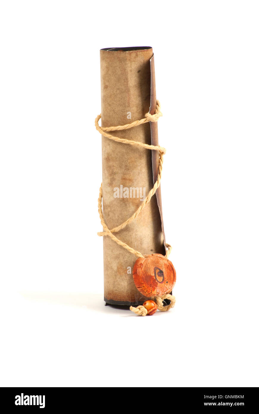 old rolled paper Stock Photo - Alamy