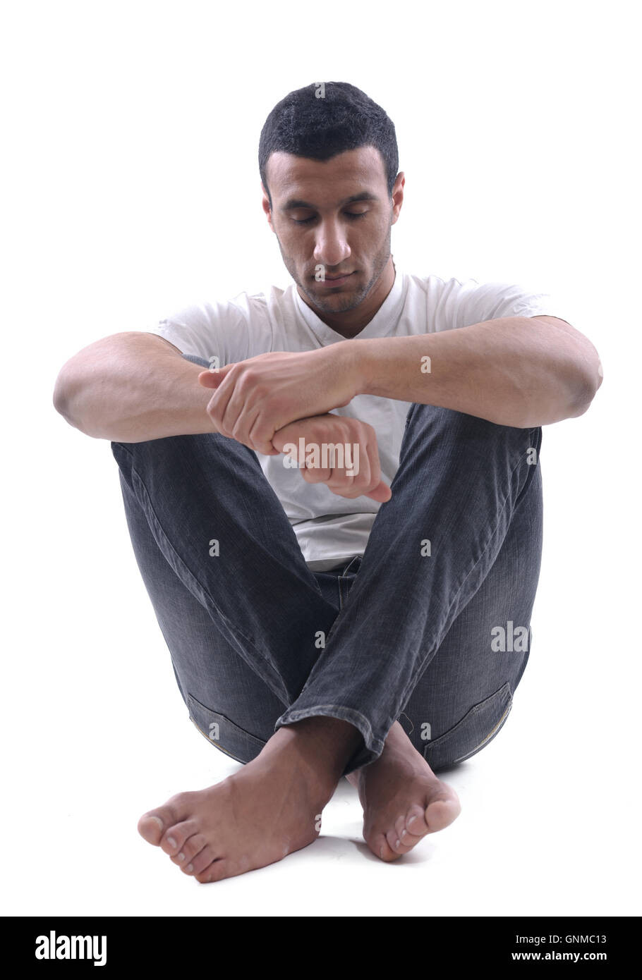 portrait of relaxed young man Stock Photo - Alamy